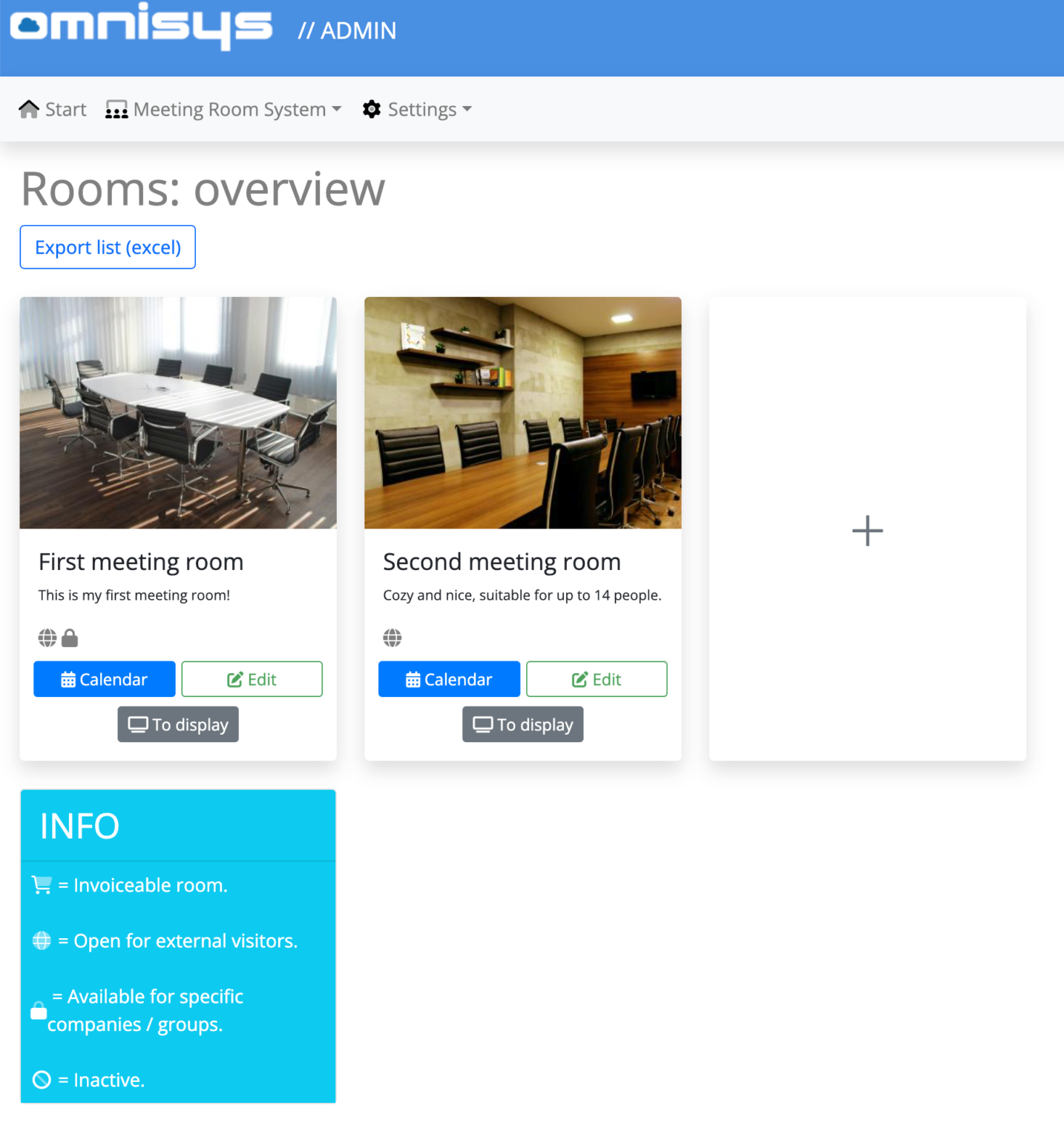 omnisys.app – Meeting Room Admin Software